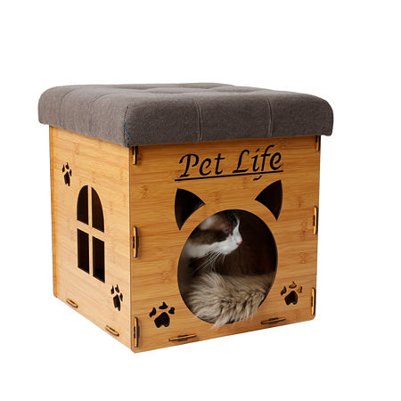 Click here for Pet Life Foldaway Collapsible Designer Cat House F... prices