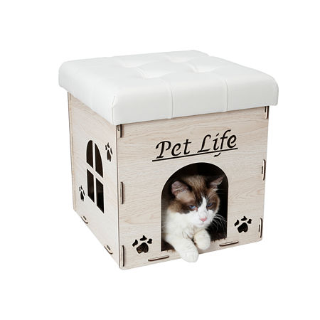 Click here for Pet Life Foldaway Collapsible Designer Cat House F... prices