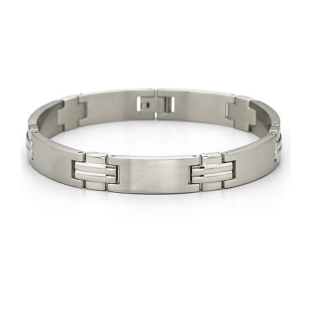 Click here for Mens Link Bracelet Stainless Steel  One Size prices