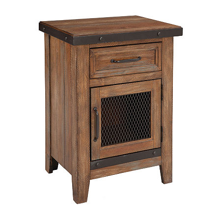 Click here for Taos 1 Drawer Nightstand  One Size  Brown prices