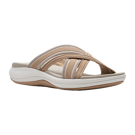 Click here for Clarks Womens Cloudsteppers Mira Isle Slide Sandal... prices