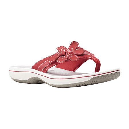 Click here for Clarks Cloudsteppers Womens Brinkley Flora Flip-Fl... prices