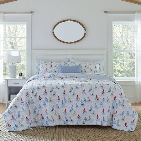 Laura Ashley(R) Ahoy Quilt Set