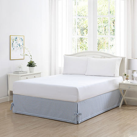 Click here for Laura Ashley(R) Hedy Gingham Tailored Bed Skirt prices