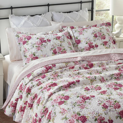 Laura Ashley Lidia Floral Reversible Quilt Set - JCPenney