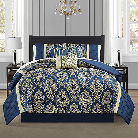 Click here for Richmond Park Estate 7-pc. Jacquard Midweight Comf... prices