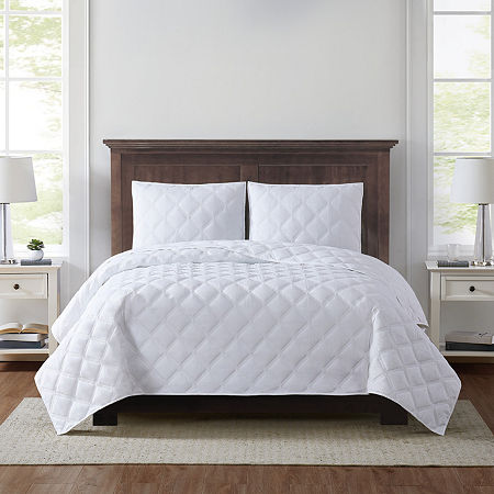Click here for Truly Soft Everyday 3D Puff Solid Quilt Set  One S... prices