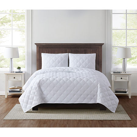 Click here for Truly Soft Everyday 3D Puff Solid Quilt Set  One S... prices