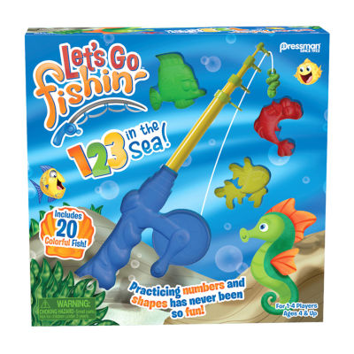 Pressman Let'S Go Fishin' 123 In The Sea! Board Game, Color: Multi ...