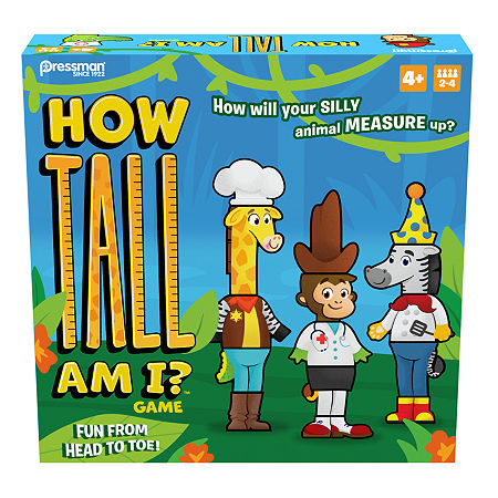 Pressman Toy How Tall Am I Game Set  33 Piece - Multi