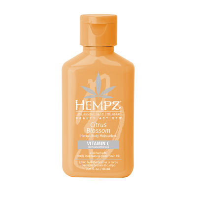 Hempz Mini Citrus Blossom Herbal Body Moisturizer With Brightening ...