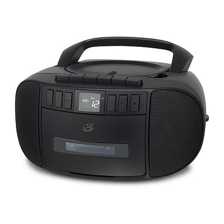 Click here for CD Cassette AM/FM Boombox  One Size  Black prices