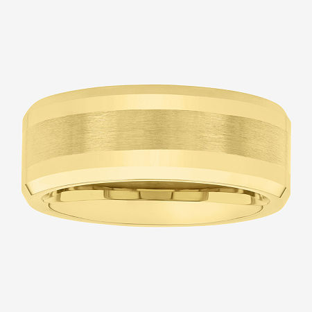 Click here for Mens 8MM Tungsten Wedding Band  15  Yellow prices