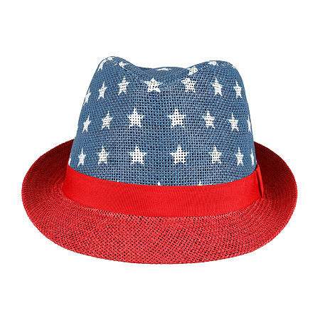 Click here for Wembley Americana Mens Fedora  One Size  Red prices