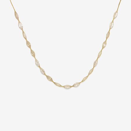Click here for Made in Italy Womens 10K Gold 18 Inch Mesh Chain N... prices