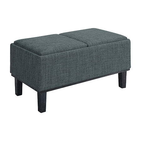 Click here for Designs4Comfort Storage Ottoman  One Size  Gray prices