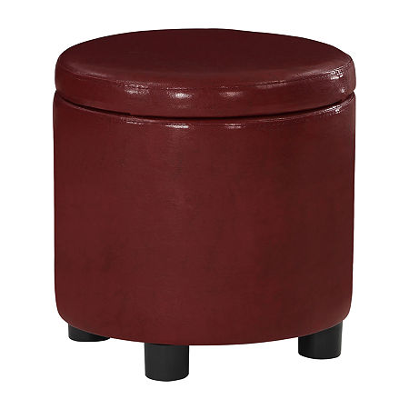 Click here for Designs4Comfort Round Storage Ottoman  One Size  R... prices