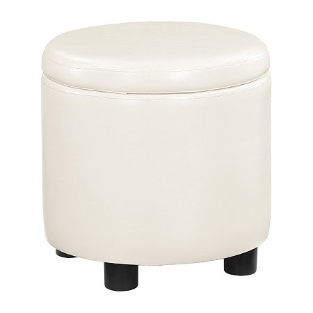 Click here for Designs4Comfort Round Storage Ottoman  One Size  W... prices