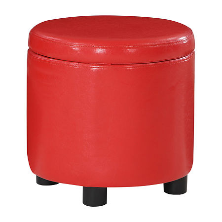 Click here for Designs4Comfort Round Storage Ottoman  One Size  R... prices