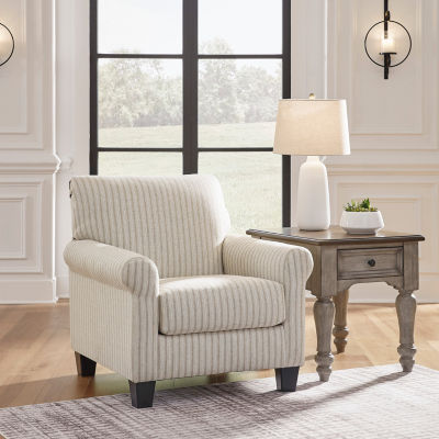 Signature Design By Ashley Valerani Stripe Accent Chair, Color ...