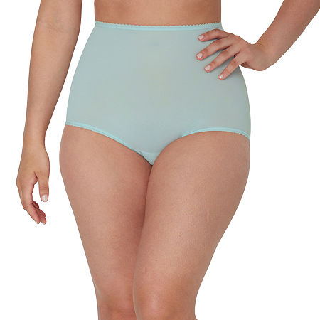 Bali Skimp Skamp Womens Average + Full Figure Brief Panty 2633  6  Green