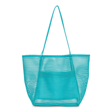 Click here for Mixit Open Weave Mesh Womens Tote  One Size  Blue prices