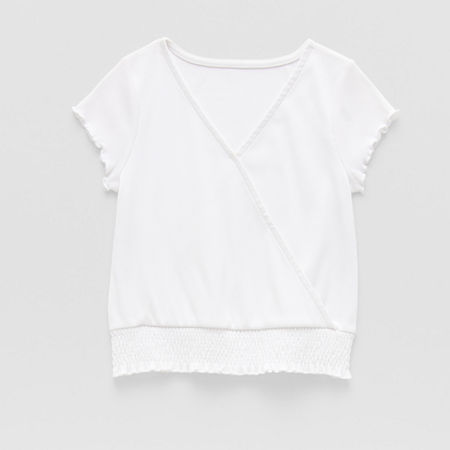 Click here for Thereabouts Little & Big Kid Girls V Neck Short Sl... prices