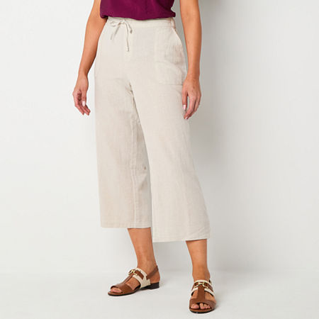 Click here for Liz Claiborne Womens Wide Leg Mid Rise Loose Fit P... prices