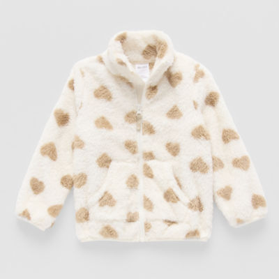 Okie Dokie Toddler & Little Girls Fleece Midweight Sherpa Jacket, Color ...