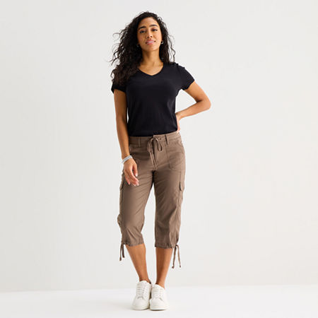 Click here for St. Johns Bay Womens Tall Straight Mid Rise Capri... prices