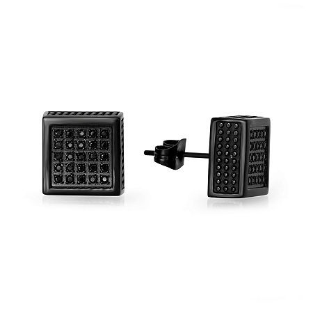 Click here for Mens 1/3 CT. T.W. Color-Enhanced Black Diamond Sta... prices