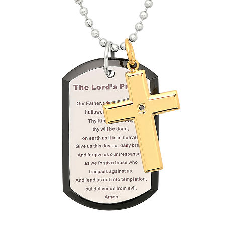Click here for Mens Two-Tone Stainless Steel Diamond-Accent Lords... prices