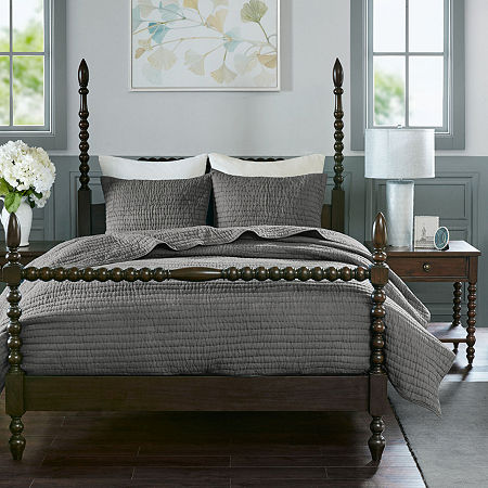 Click here for Madison Park Signature Serene Hand Quilted 3-Pc. Q... prices