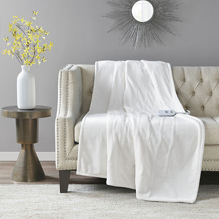 Serta Ultra-Plush Electric Throw  50 x 60 - Ivory