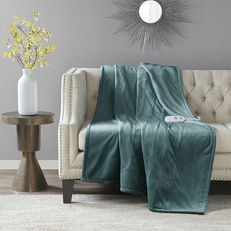 Serta Ultra-Plush Electric Throw  50 x 60 - Teal