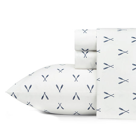 Eddie Bauer Printed 100 Cotton Percale 3-Pc. Sheet Set  Twin Xl - Oar