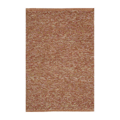 Riviera Home Terra Cotta Boucle Woven Rectangular Accent Indoor Rugs ...