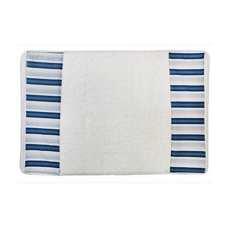 Click here for Popular Bath Beautifly Bath Rug  One Size  Blue prices