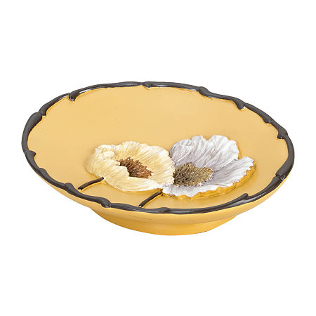 Click here for Popular Bath Poppy Fields Soap Dish  One Size  Yel... prices