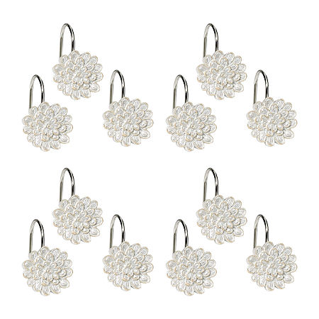 Popular Bath Rose Vine Shower Hooks Set - Beige