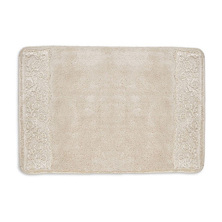 Click here for Popular Bath Rose Vine Bath Rug  One Size  Beige prices