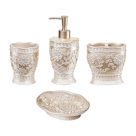 Click here for Popular Bath Rose Vine 4-pc. Bath Accessory Sets... prices