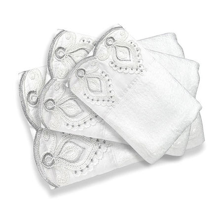 Popular Bath Monaco Bath 3 Piece Towel Set - White