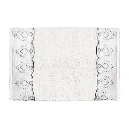 Click here for Popular Bath Monaco Bath Rug  One Size  White prices