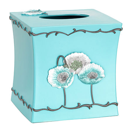 Click here for Popular Bath Poppy Fields Tissue Box Cover  One Si... prices