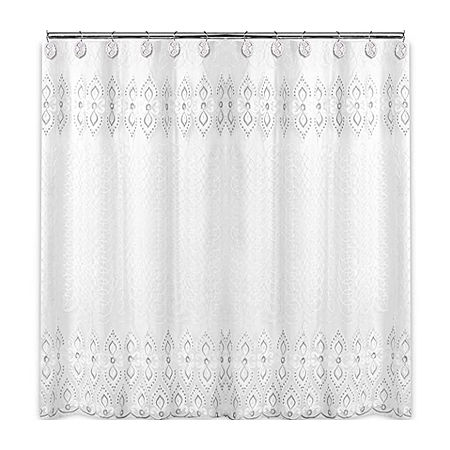 Popular Bath Monaco Shower Curtain - White
