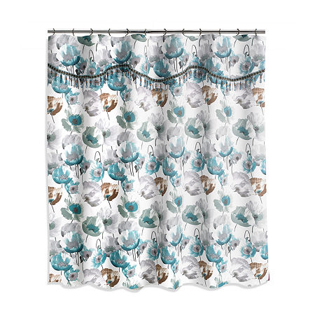 Click here for Popular Bath Poppy Fields Shower Curtain  One Size... prices