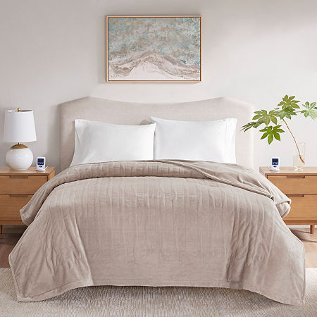 Click here for Beautyrest Microplush Heated Blanket with Wi-Fi Te... prices