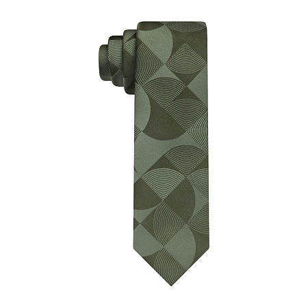 Click here for J. Ferrar Geometric Tie  One Size  Green prices