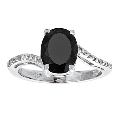 Click here for Womens Diamond Accent Black Onyx Sterling Silver C... prices